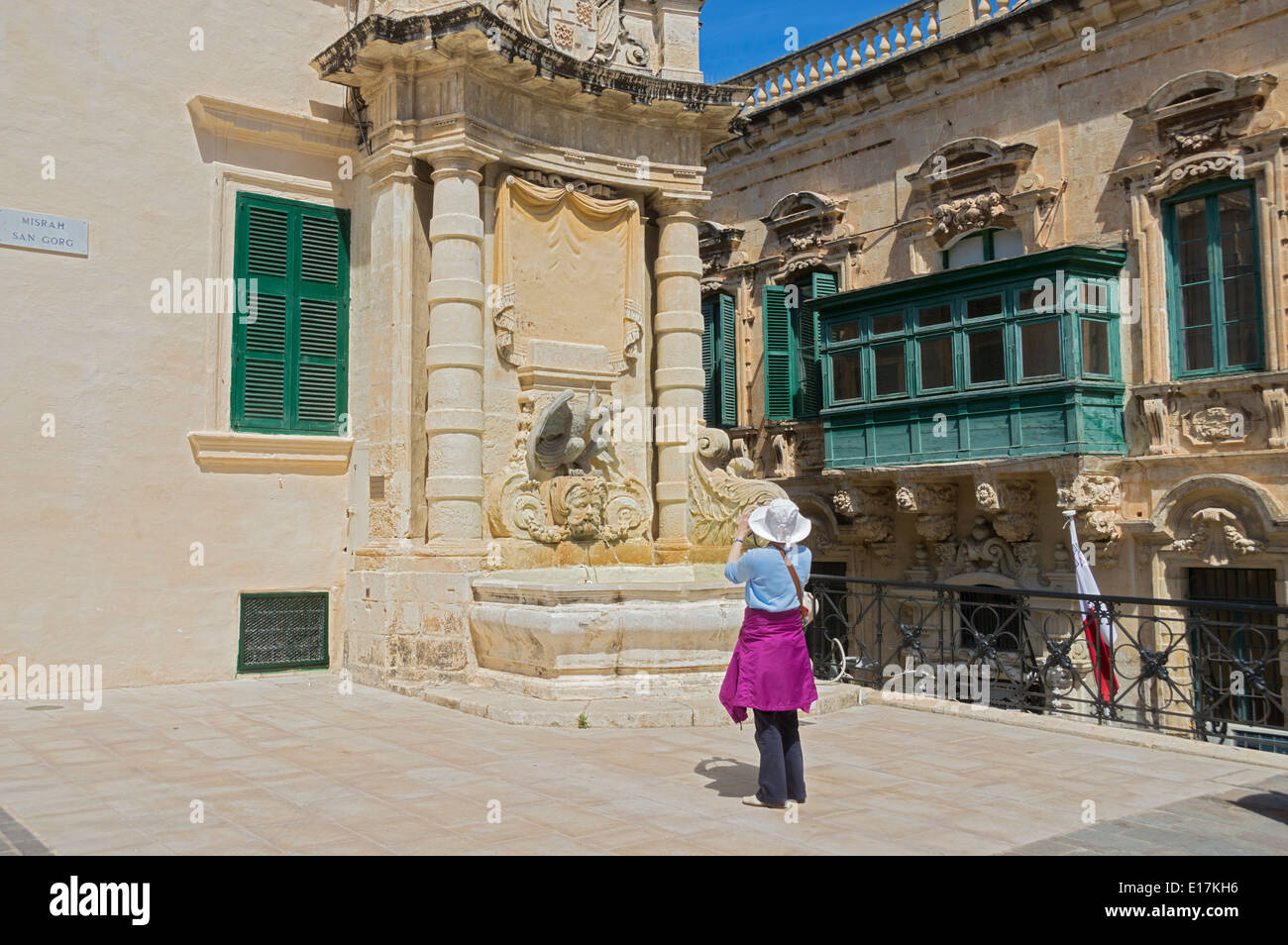 Valletta, St George's square, Malta, Europe Stock Photo - Alamy