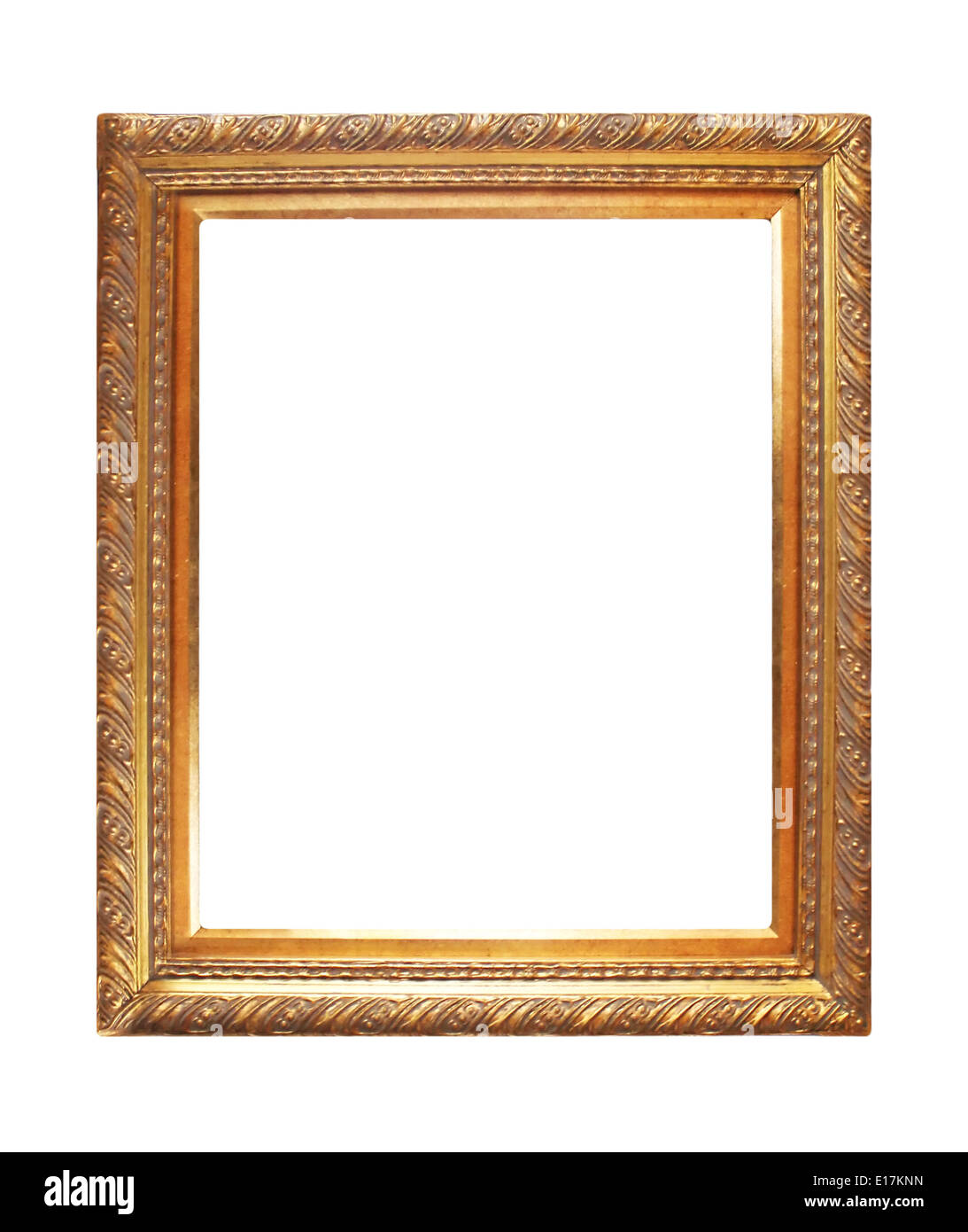 old antique gold frame Stock Photo - Alamy