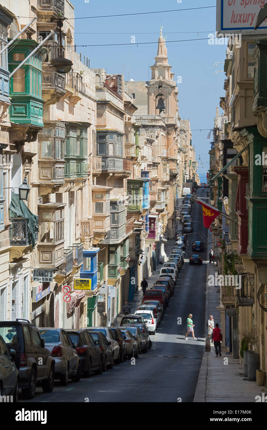 Straight street malta hi-res stock photography and images - Alamy