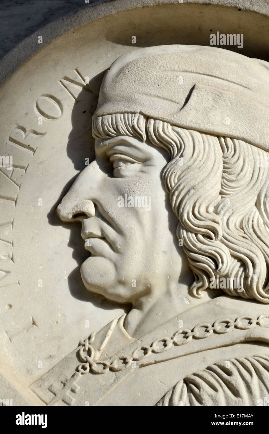 Bas-Relief Medallion or Portrait of King Rene on the Cours Mirabeau Aix ...