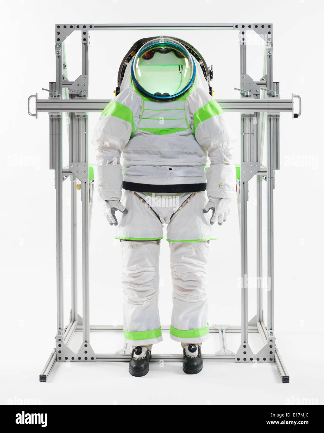 The Z-1 Protoype Exploration Suit in the Advanced Suit Lab in Building ...