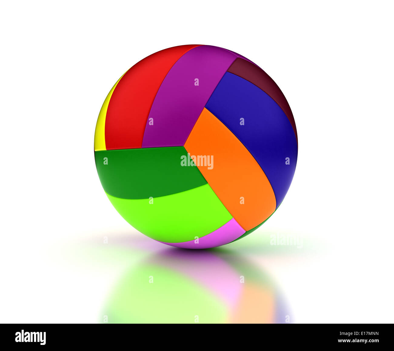 Volleyball ball on color background hi-res stock photography and images ...