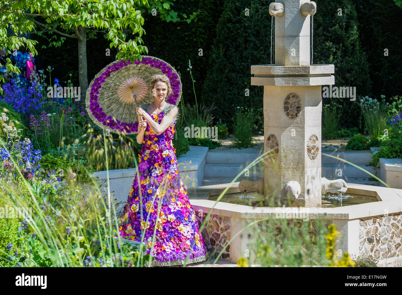 Nina Schubert on the M&G Garden. The Chelsea Flower Show 2014. The ...