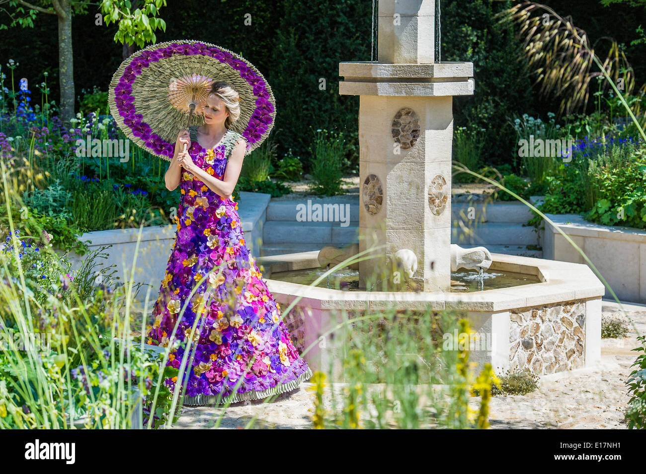 Nina Schubert on the M&G Garden. The Chelsea Flower Show 2014. The ...
