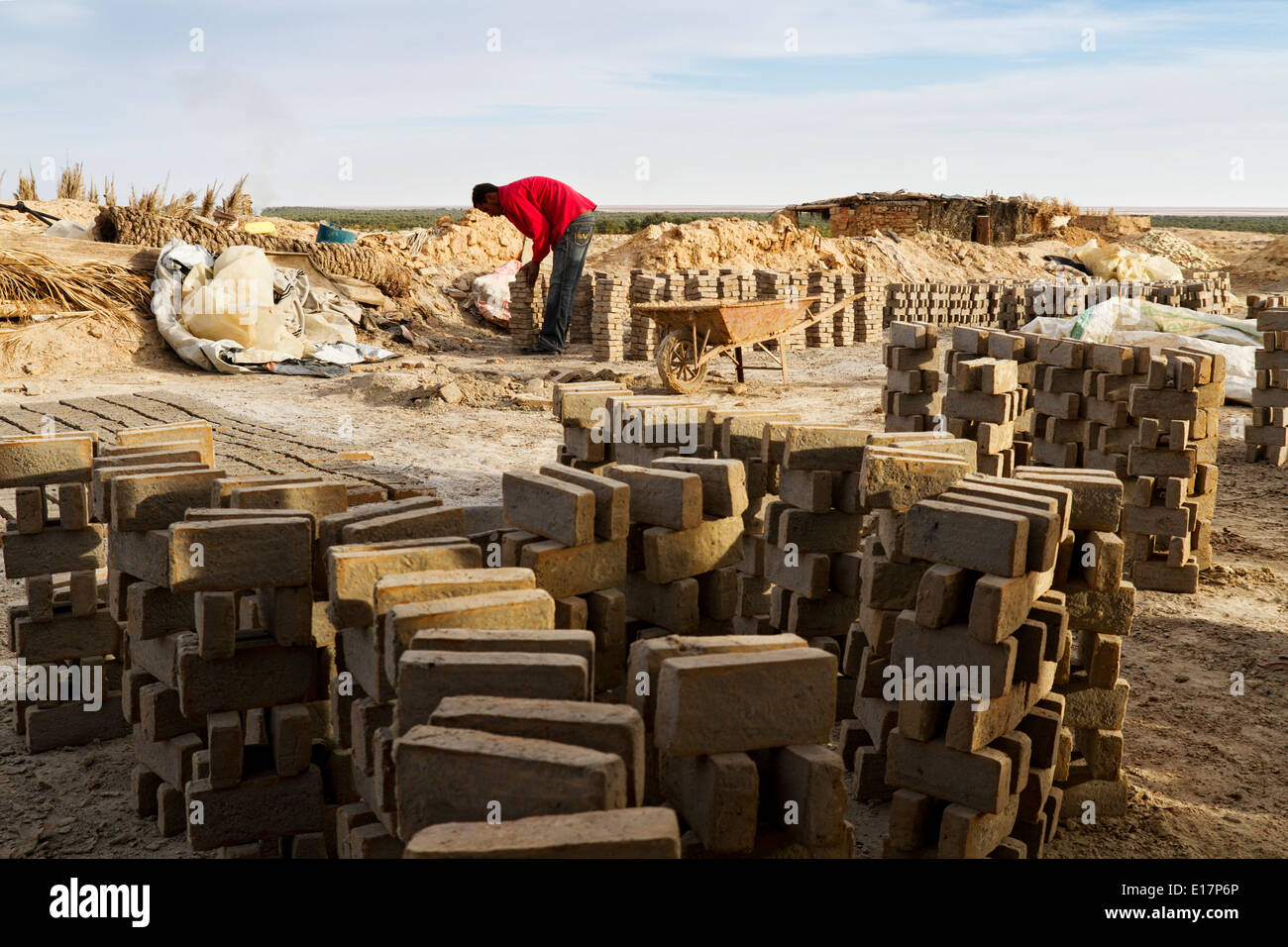 In a brick factory Stock Photo - Alamy
