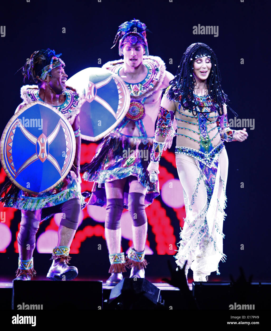 Las Vegas, Nevada, USA. 25th May, 2014. Singer Cher perfoms during the ...