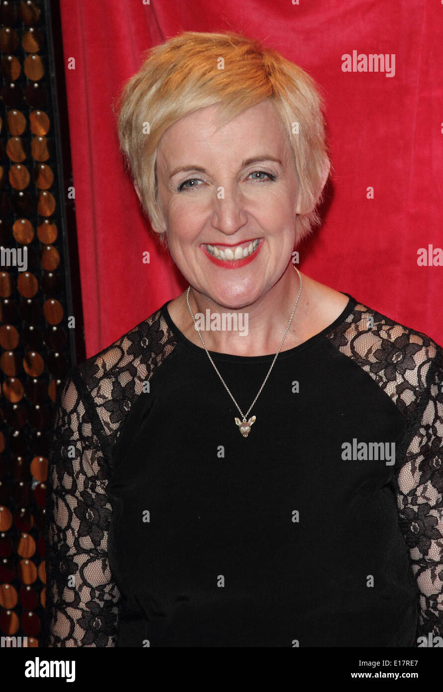 London, UK. 24th May, 2014. Julie Hesmondhalgh British Soap Awards at ...