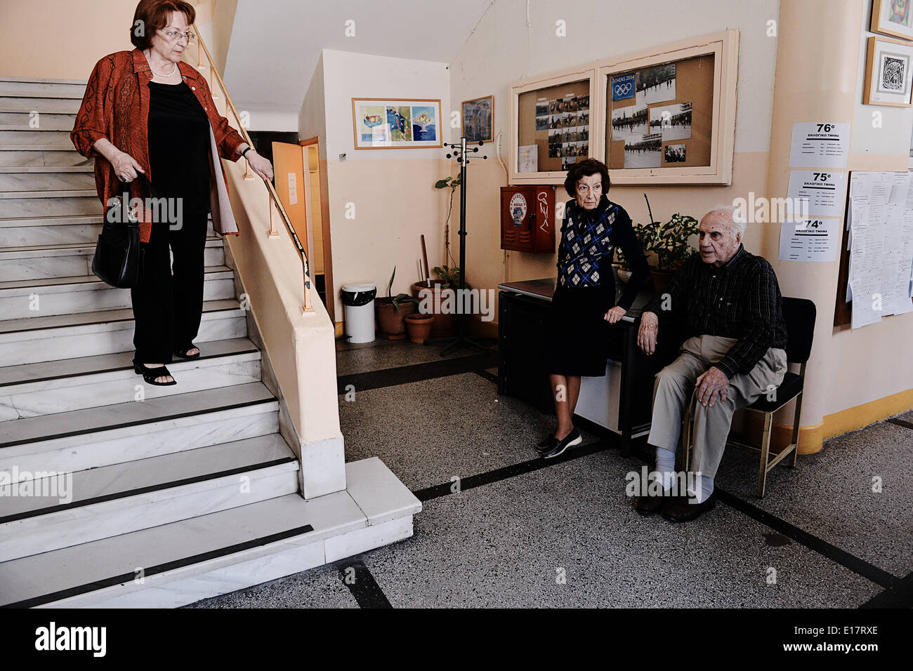 Greece ballot box european elections hi-res stock photography and ...