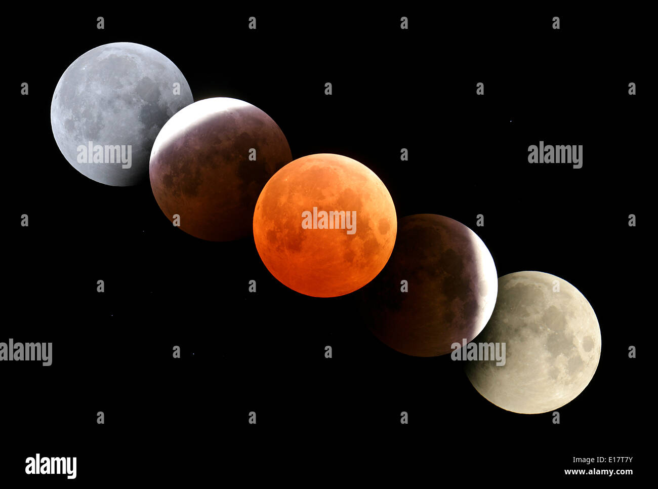 Composite image digitally created in Photoshop of images taken during ...