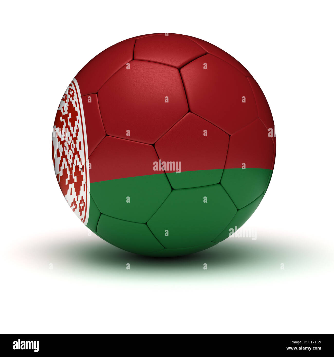 Belarus Football (isolated with clipping path Stock Photo - Alamy