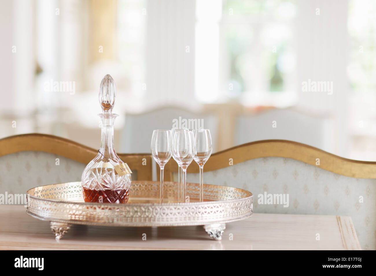 Sherry decanter hi-res stock photography and images - Alamy