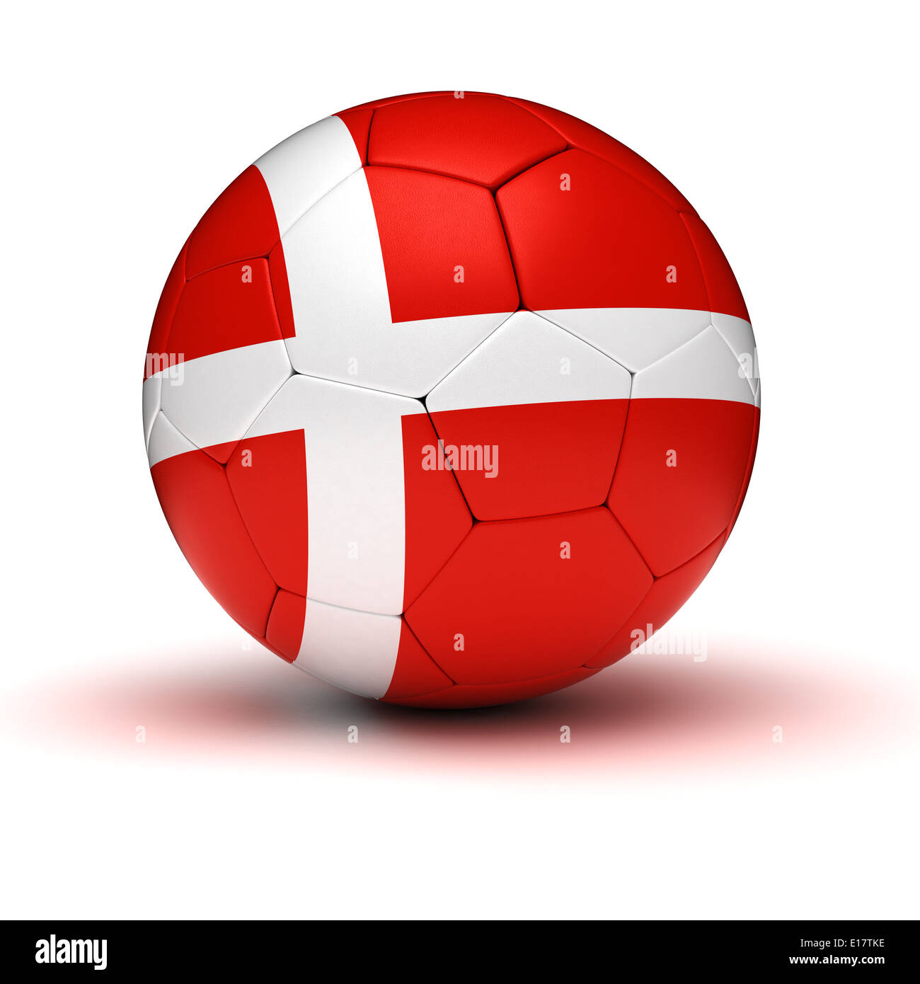 Danish Football (isolated with clipping path Stock Photo - Alamy