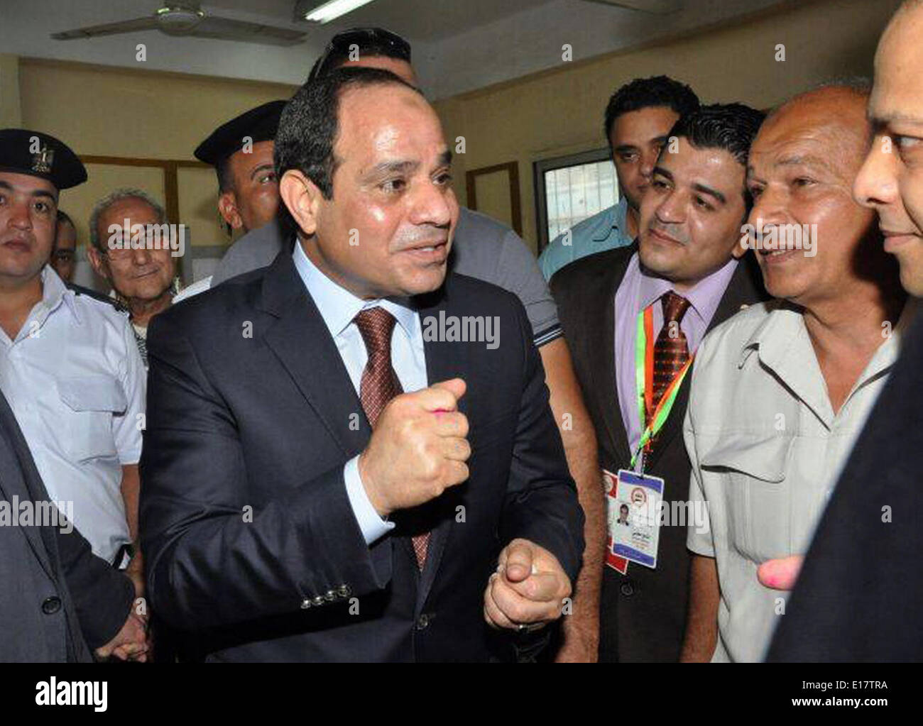 Cairo, Egypt. 26th May, 2014. Egypt's former army chief Abdel Fattah al ...