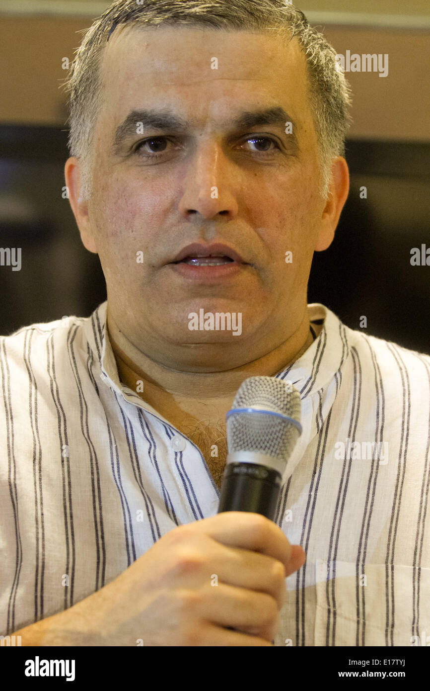 Bani Jamra, Bahrain. 25th May, 2014. Bahrain government release the ...