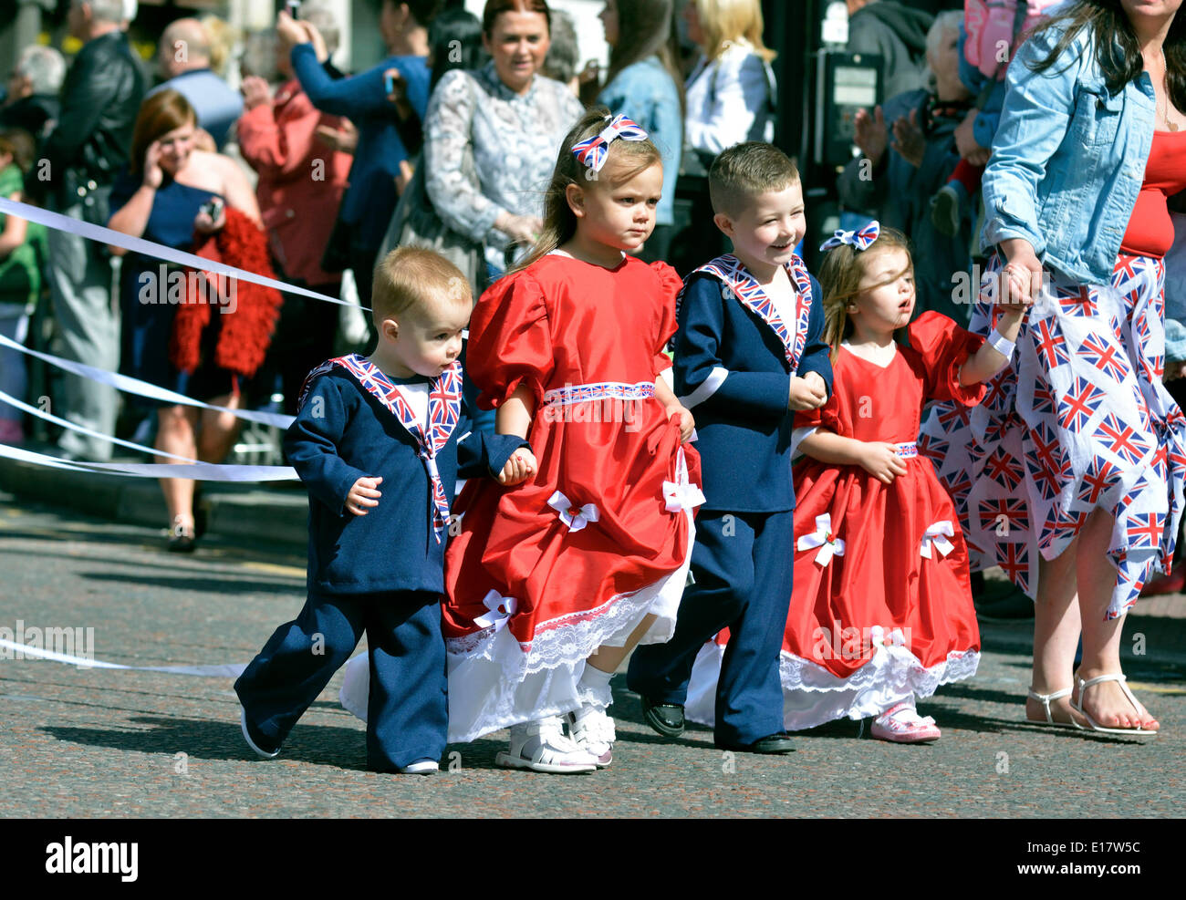 Manchester, UK 26th May 2014 Children take part in the Manchester and ...