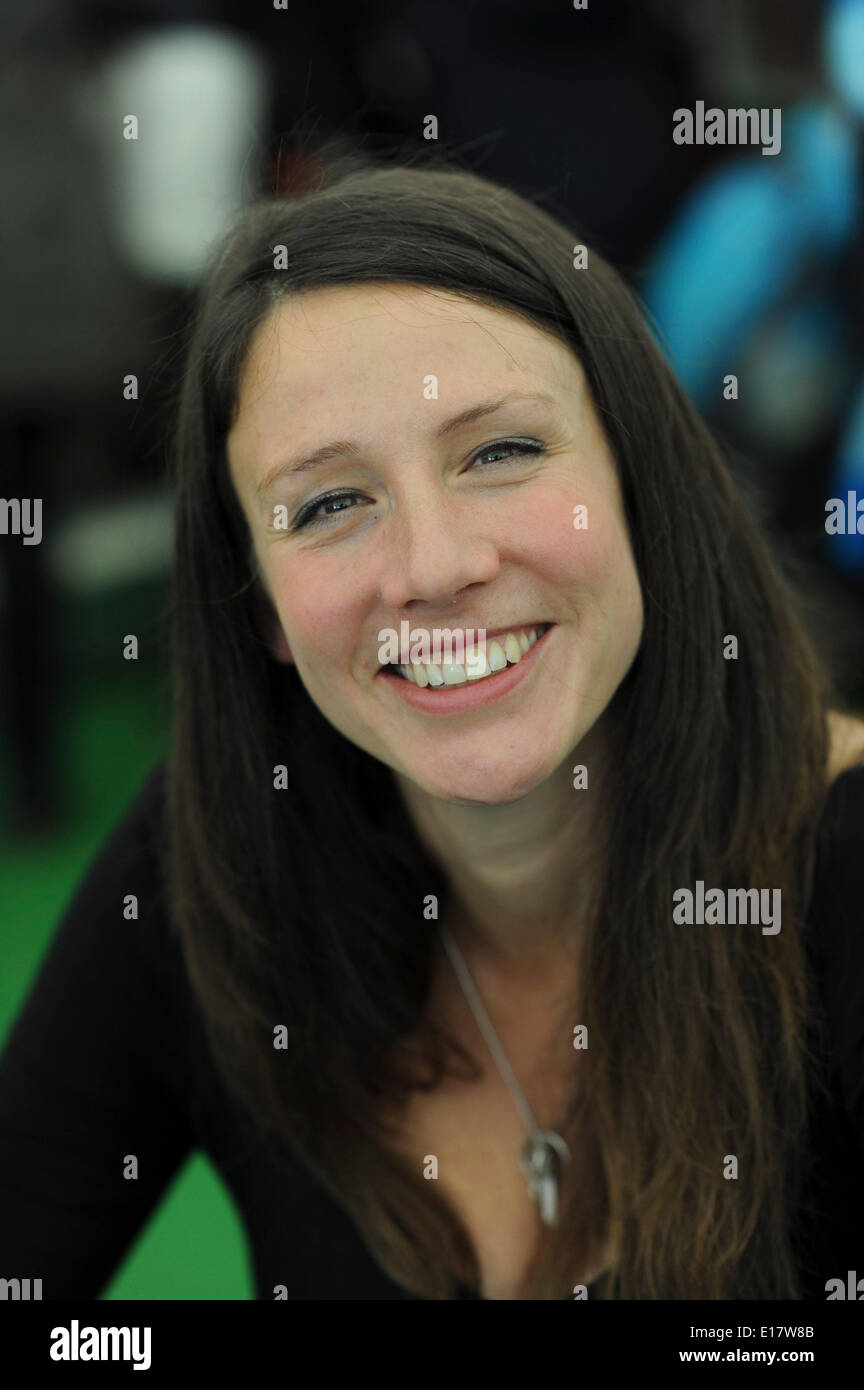Rachel bright author writer hay festival 2014 hay festival hi-res stock ...