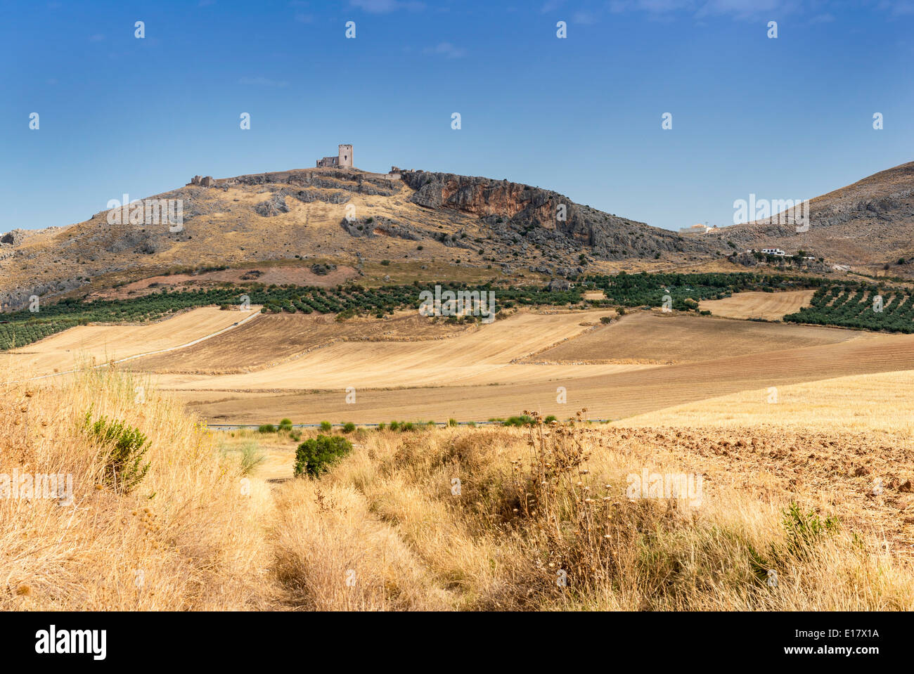 Teba Castle Malaga Province Andalusia Spain Stock Photo - Alamy