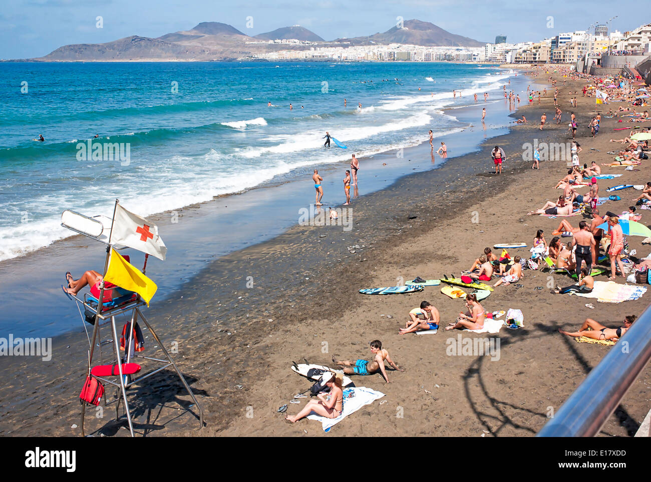 -Canteras Beach- Canary Island (Spain Stock Photo - Alamy