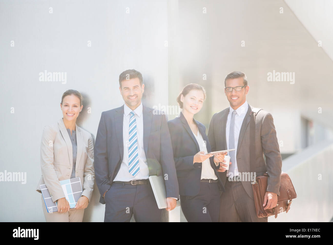 Portrait of confident business people Stock Photo - Alamy