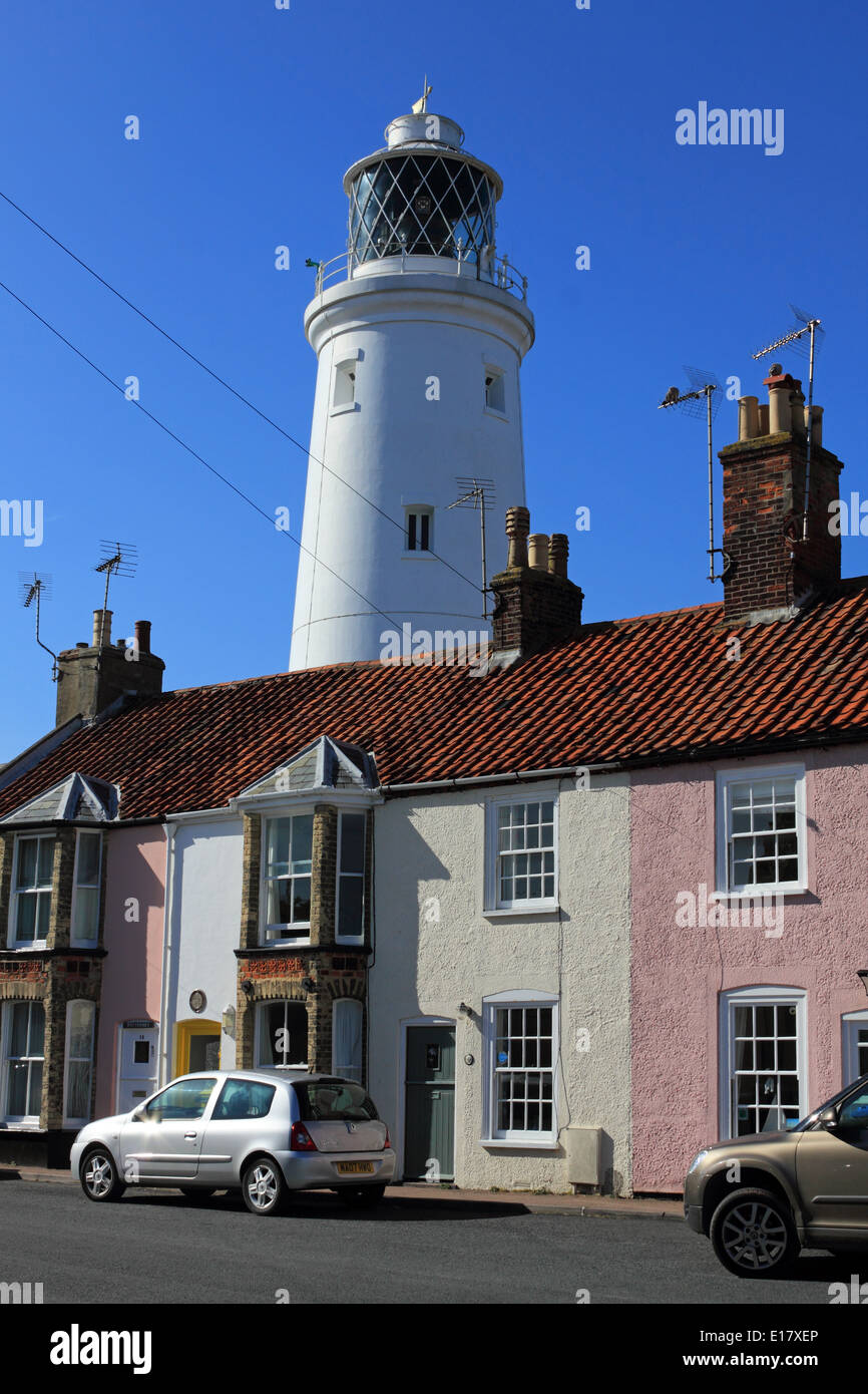 Lighthouse and houses southwold hi-res stock photography and images - Alamy