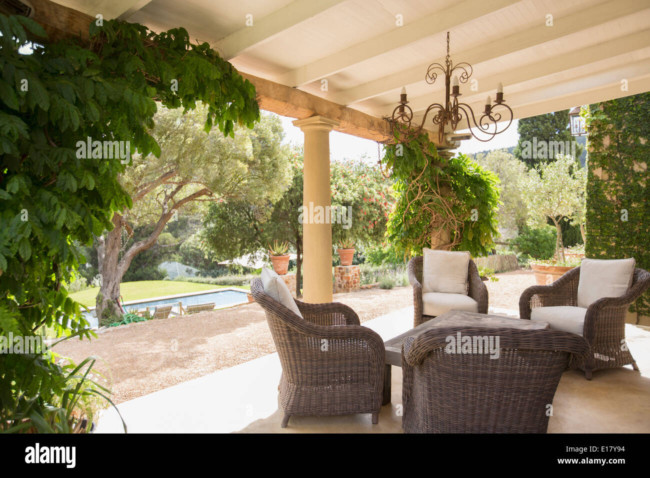 Luxury patio hi-res stock photography and images - Alamy