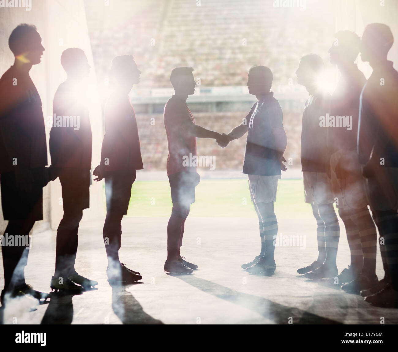 Soccer football team handshake hi-res stock photography and images - Alamy