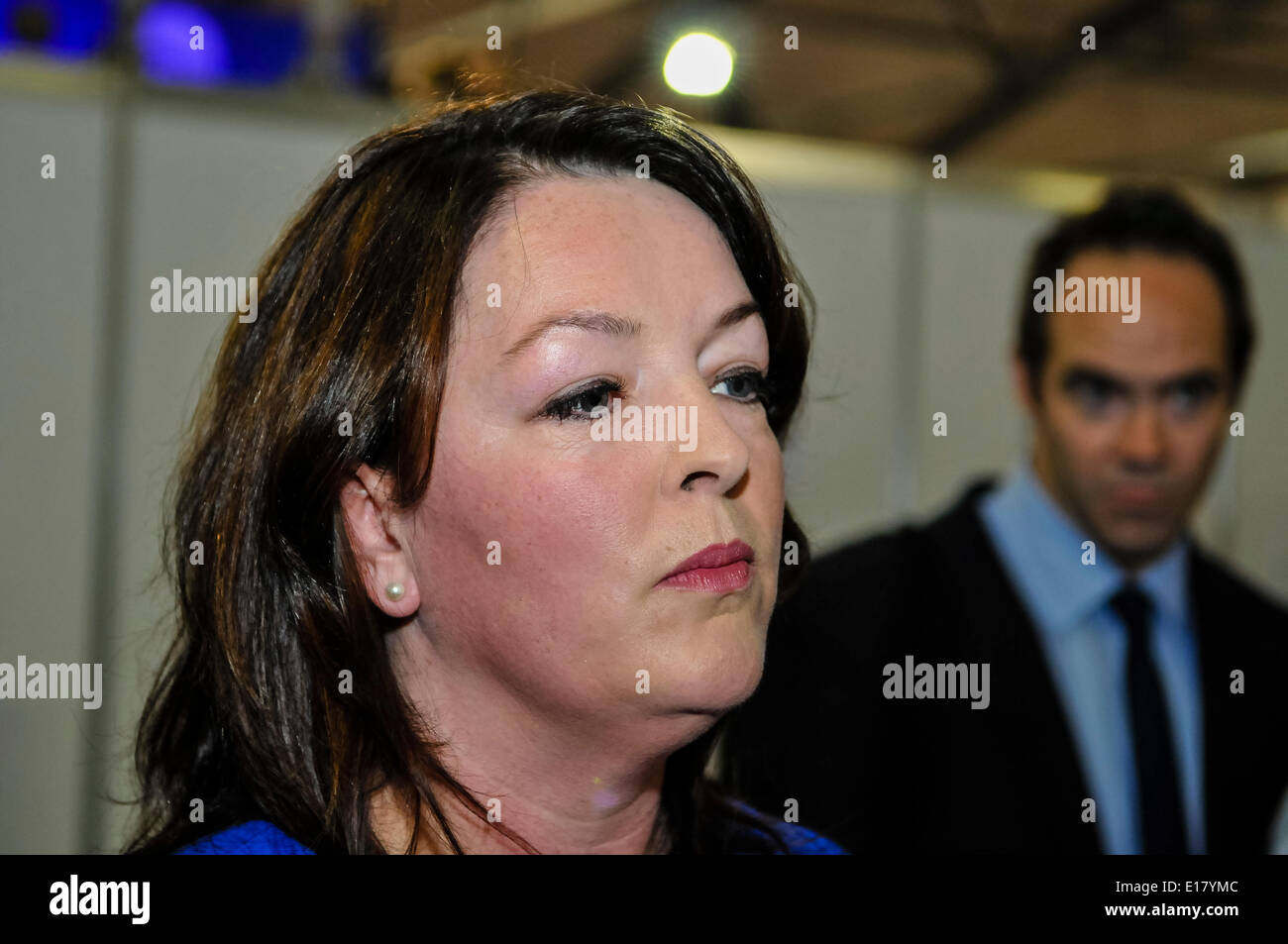 Belfast, Northern Ireland. 26 May 2014 - Tina McKenzie arrives at the ...
