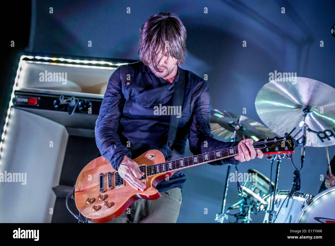 Detroit, Michigan, USA. 26th May, 2014. Guitarist GREG EDWARDS of ...