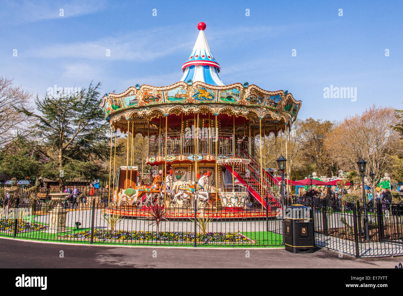 Victorian Double-Decker Victorian Carousel ride at Paultons Park ...