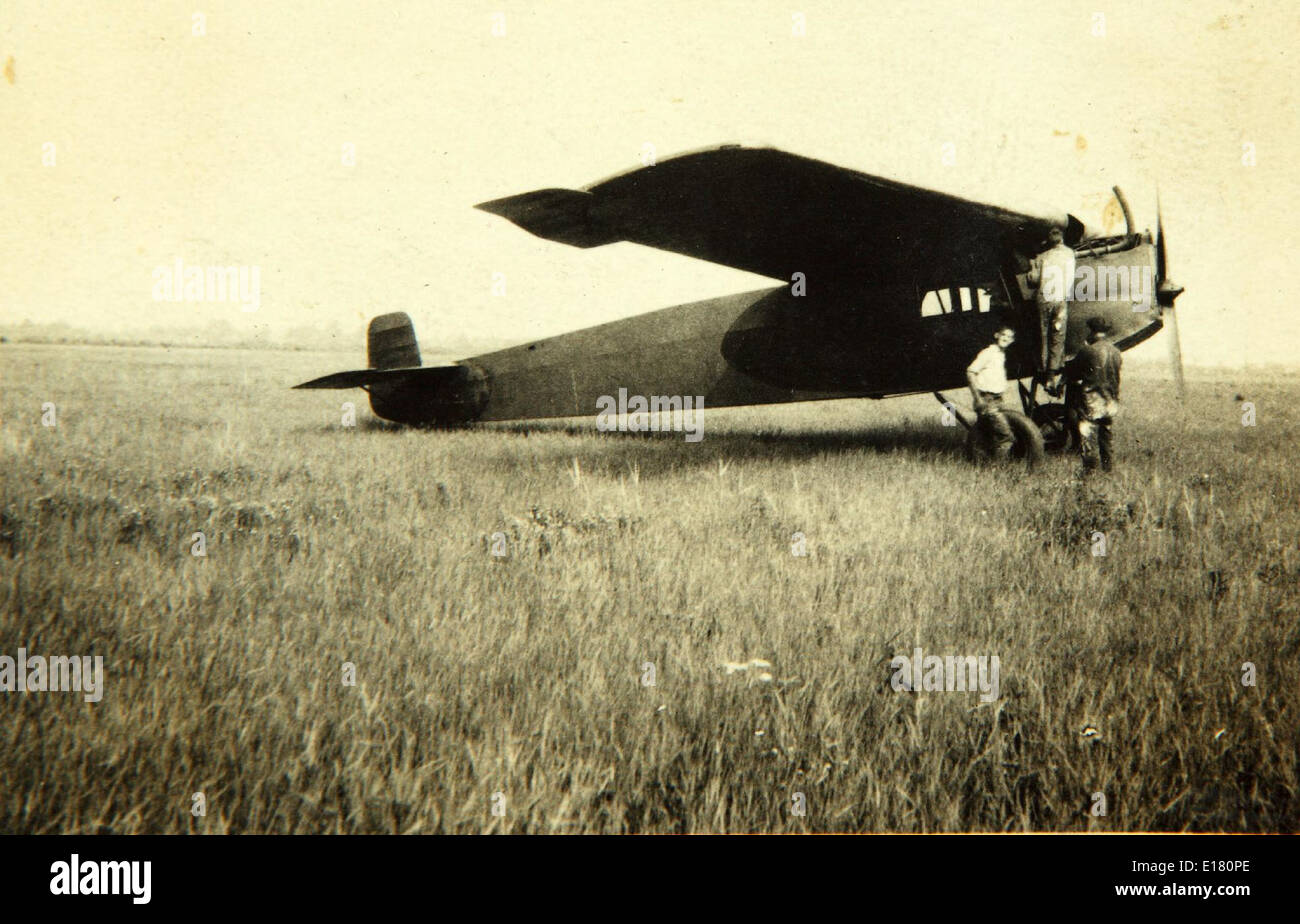 Photograph of the Fokker F.III, an early aircraft designed by Fokker ...