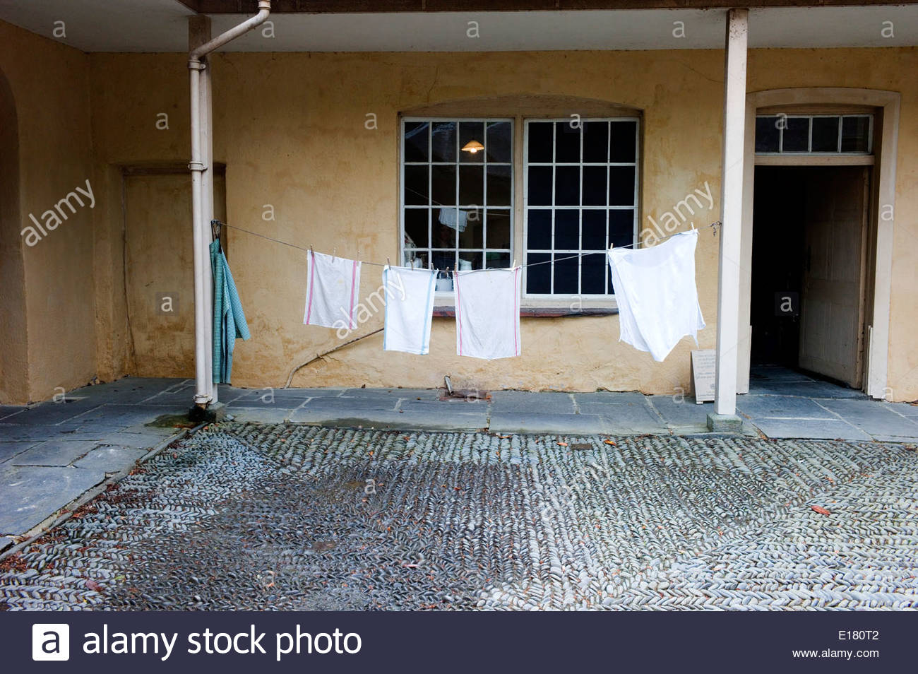 Laundry Drying In Courtyard High Resolution Stock Photography and ...
