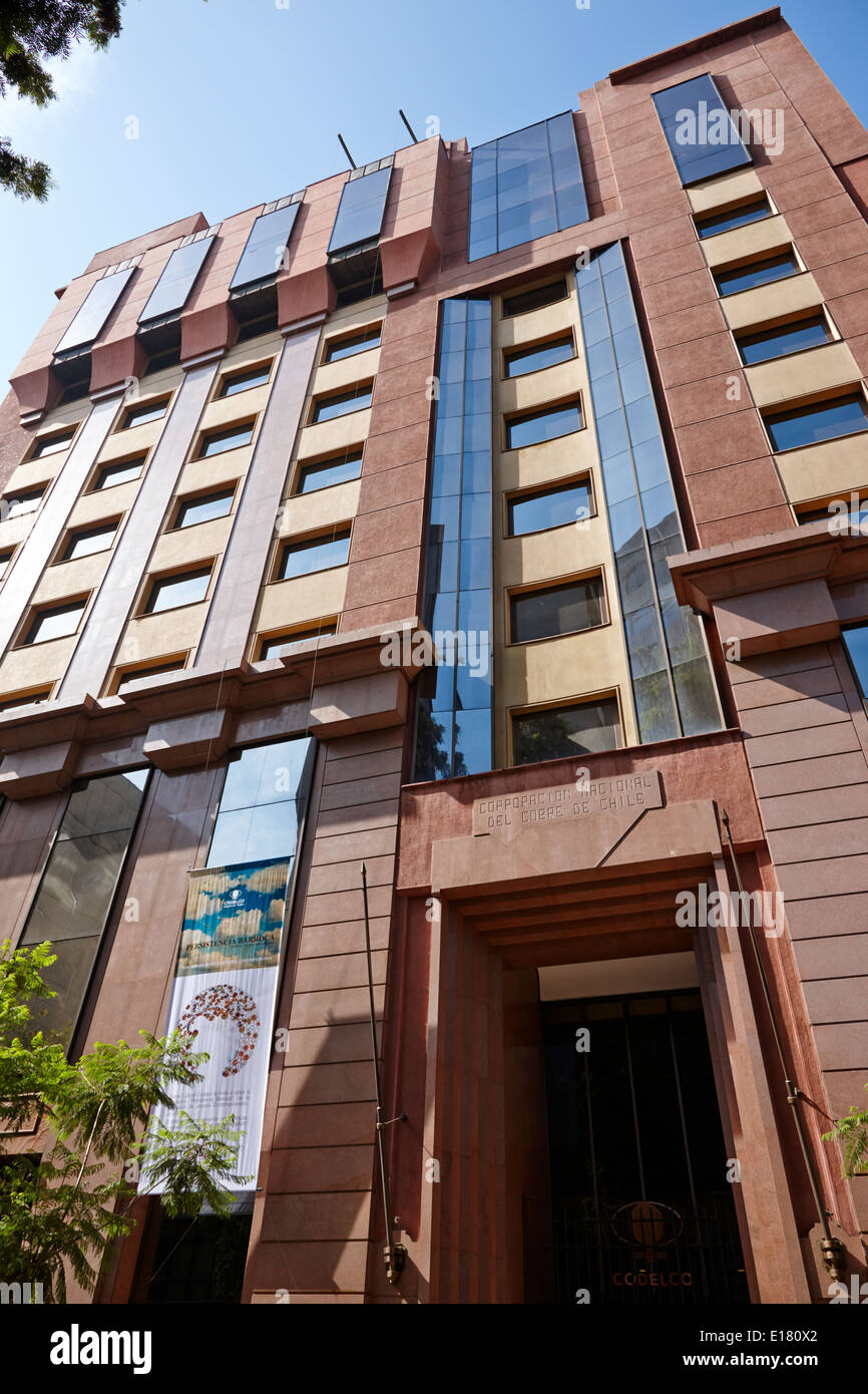 codelco headquarters chilean state owned copper mining company Santiago ...