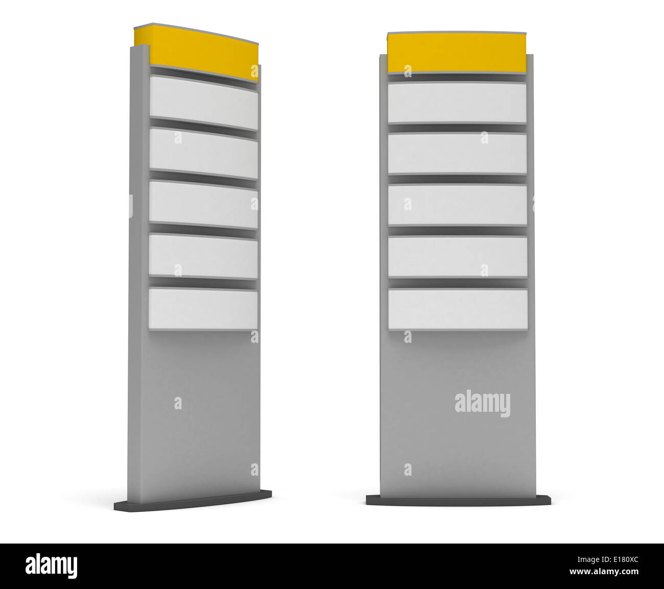 Sign signboard tower Cut Out Stock Images & Pictures - Alamy