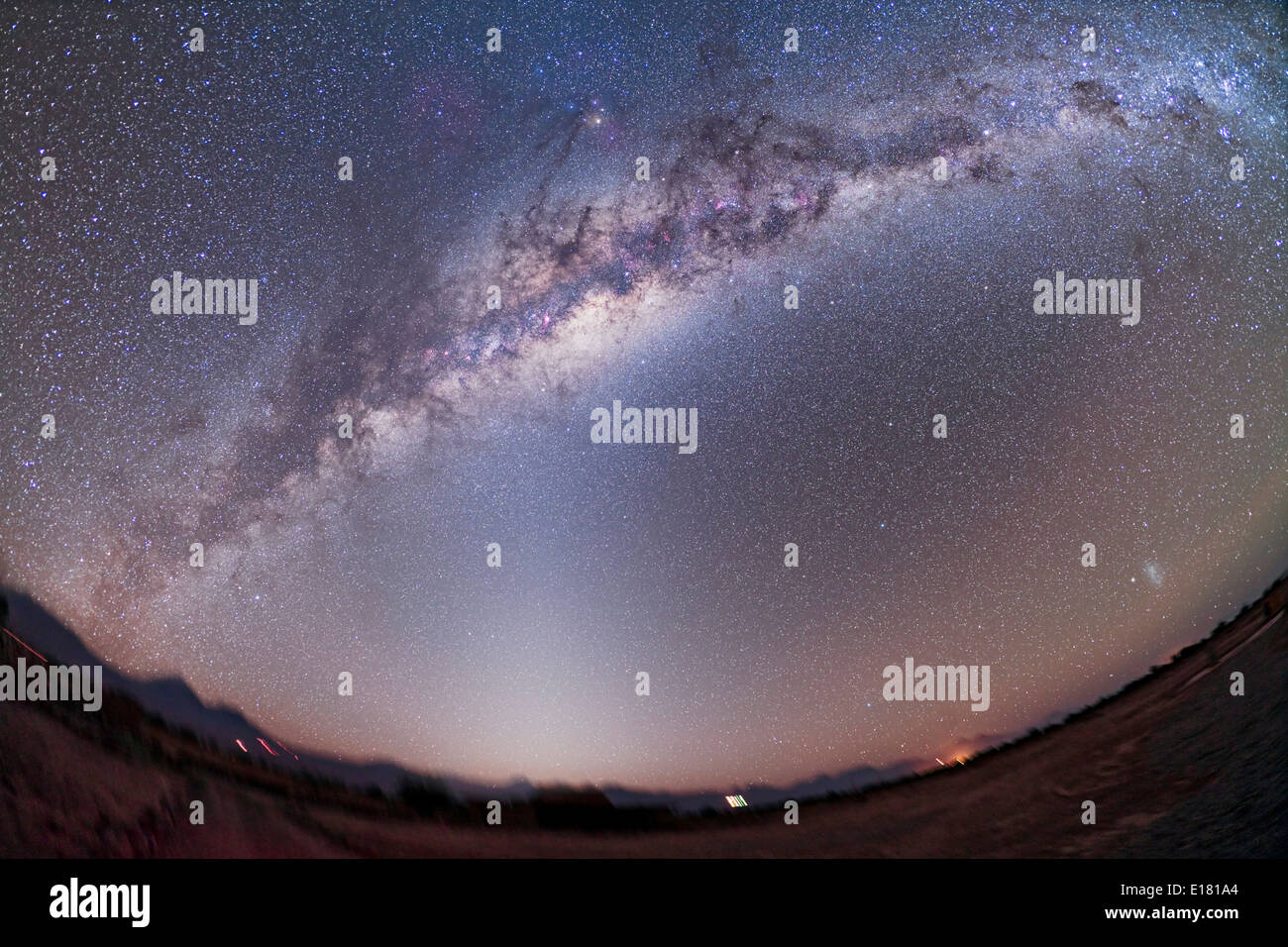Southern Milky Way from Atacama Lodge, Chile (latitude 23° S) taken ...