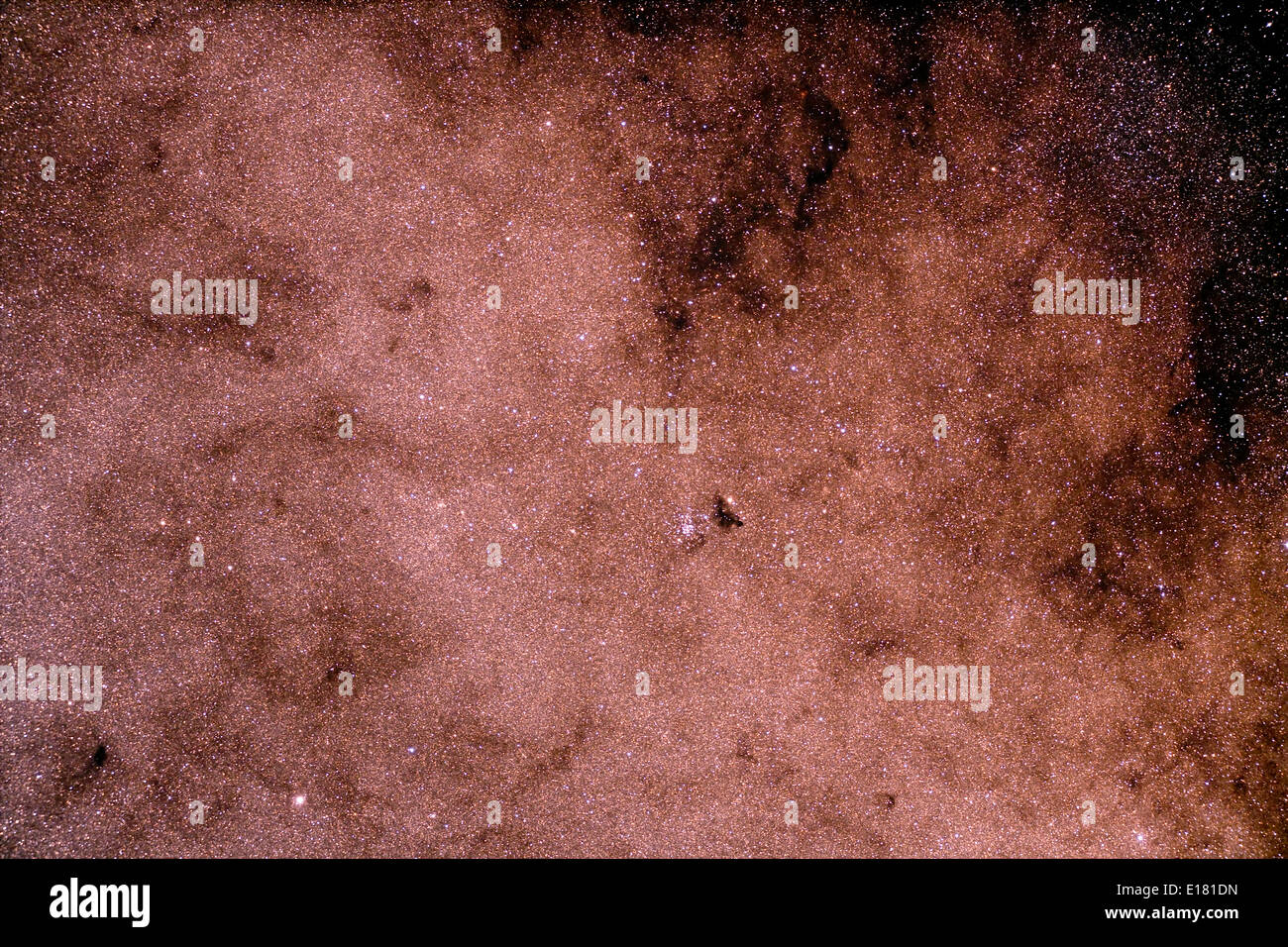 Sagittarius Star Cloud, with cluster NGC 6520 and B86 dark nebula Stock ...