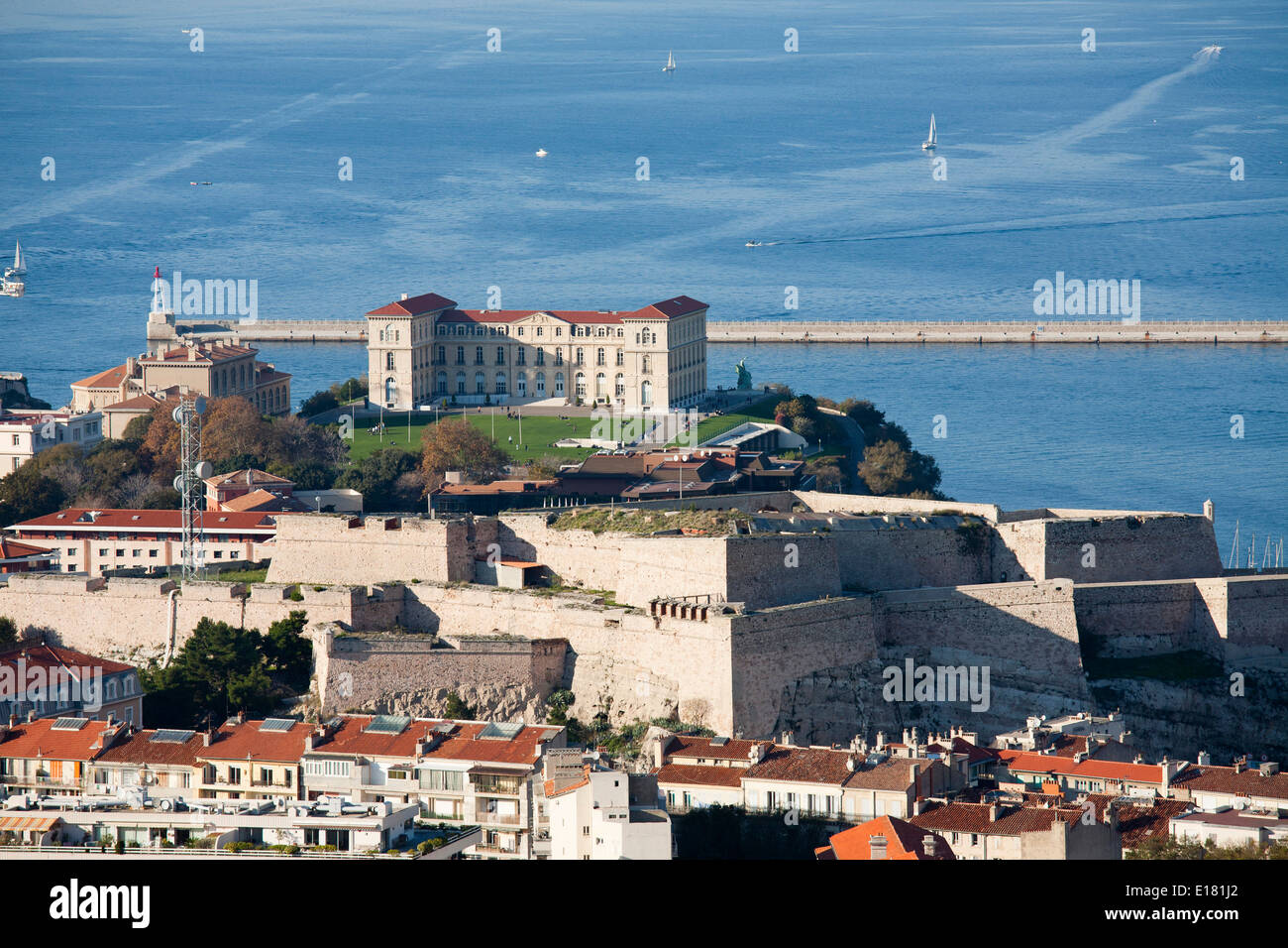 Fort st nicolas lighthouse hi-res stock photography and images - Alamy
