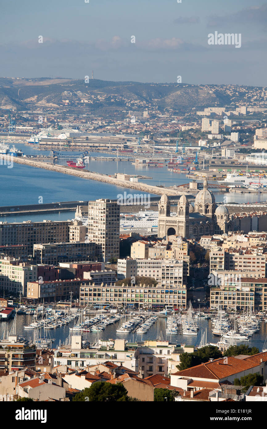 Marseille from above hi-res stock photography and images - Alamy