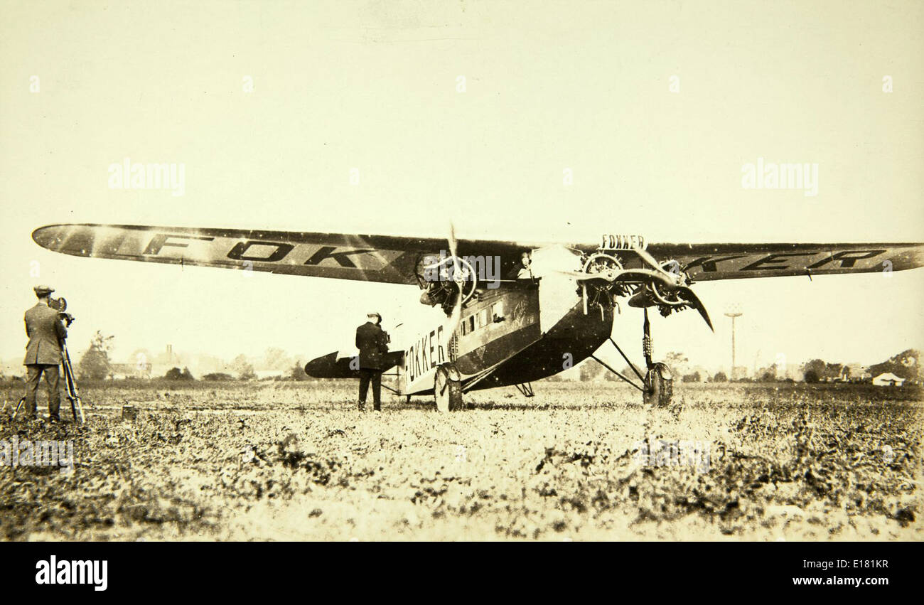 The Fokker F.VII, a versatile aircraft designed by the Dutch Fokker ...