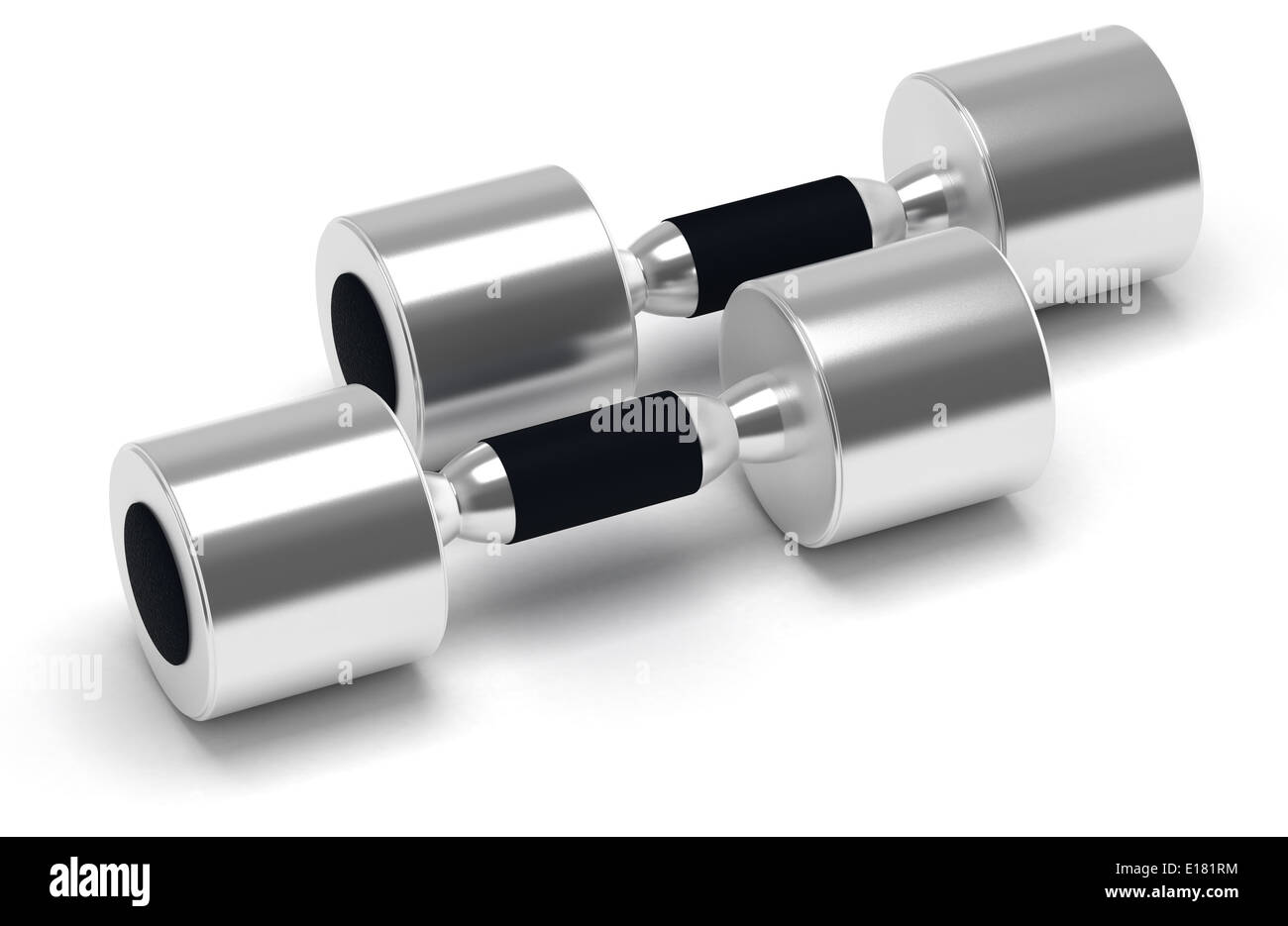 Two dumbbells hi-res stock photography and images - Alamy