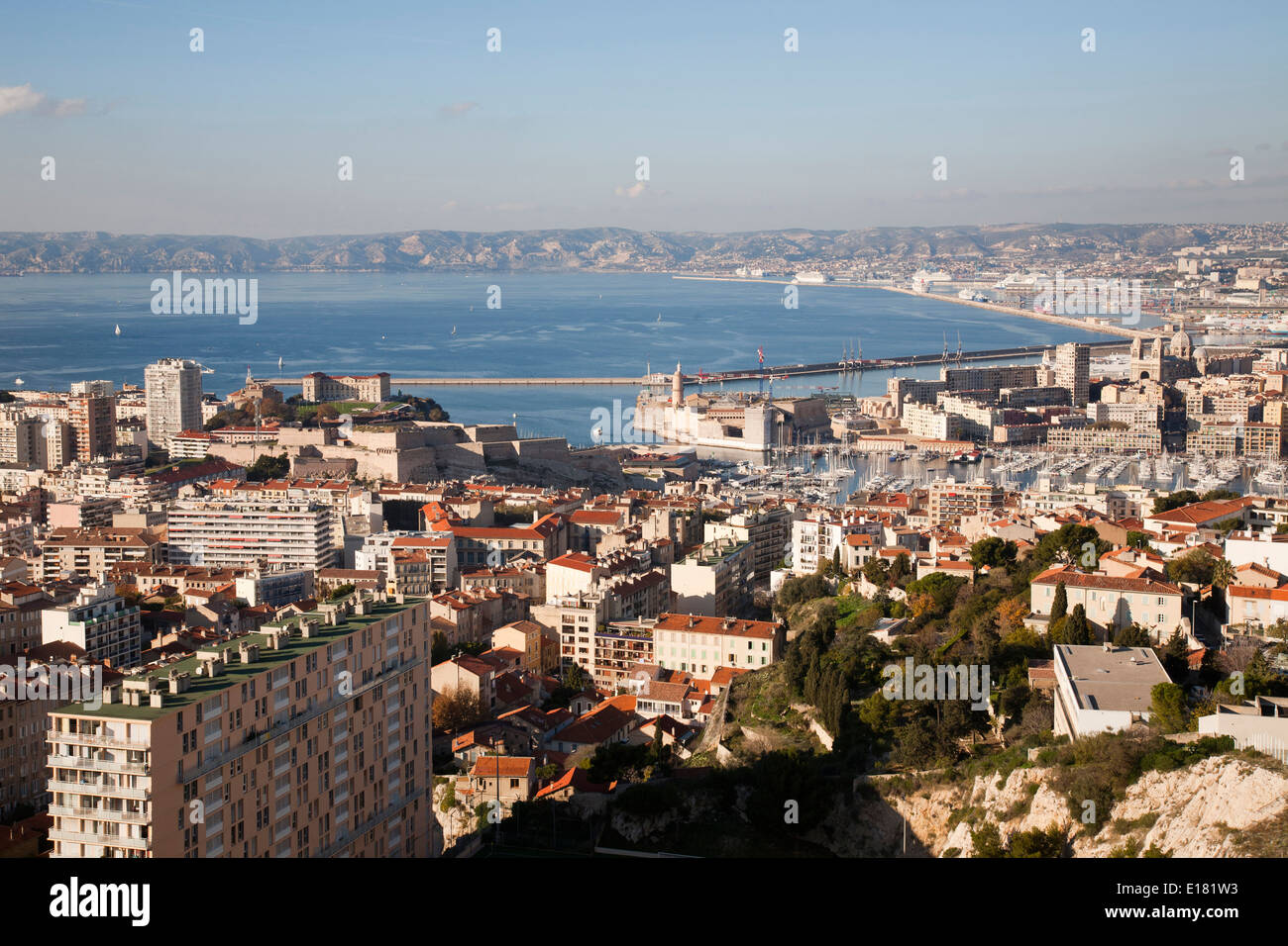 Panoramic of marseille hi-res stock photography and images - Alamy