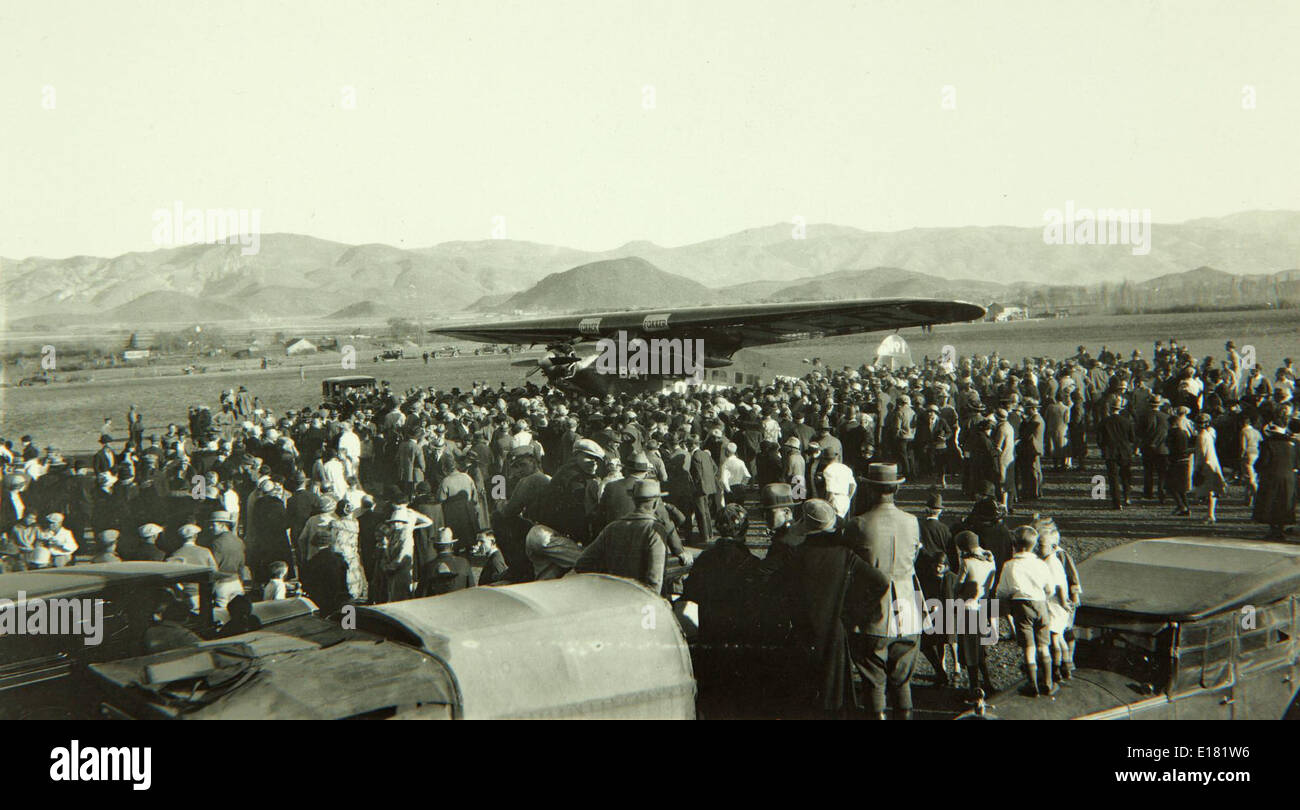 The Fokker F.VII, a three-engine aircraft developed by Dutch aviation ...