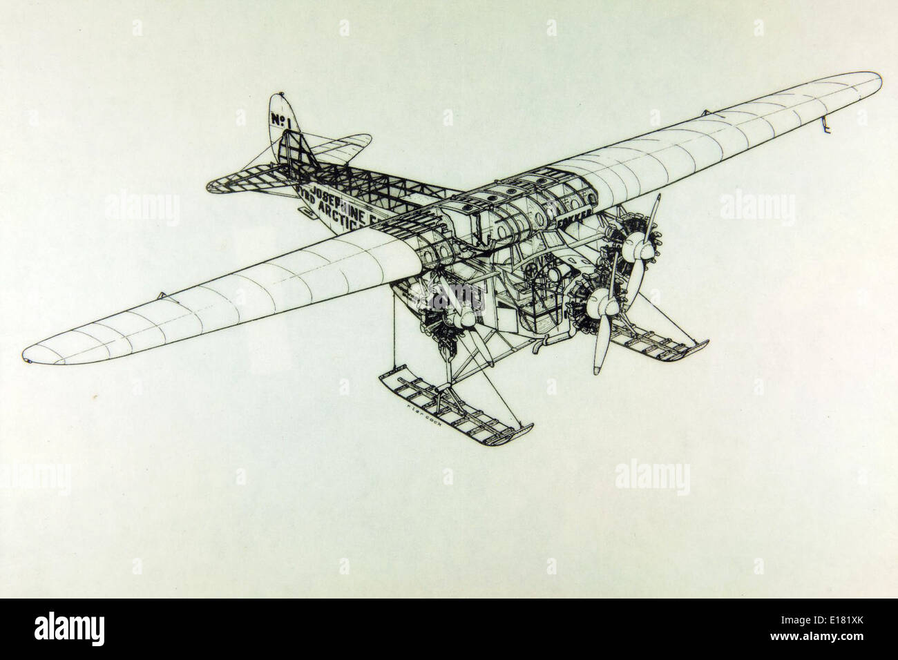 The Fokker F.VII was a Dutch-designed airliner that became an iconic ...