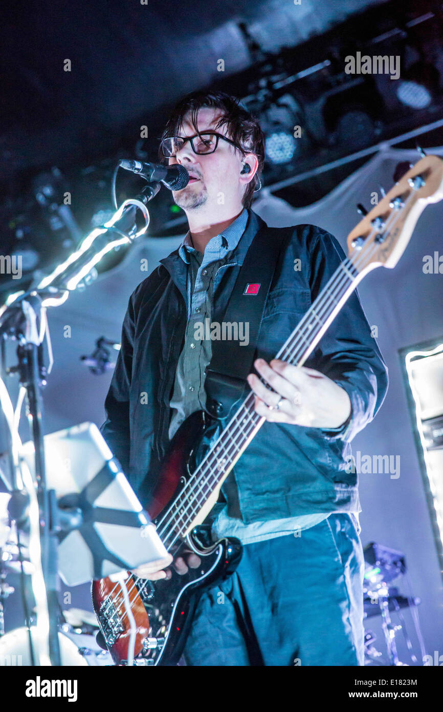 Detroit, Michigan, USA. 26th May, 2014. Lead Singer and Bassist KEN ...