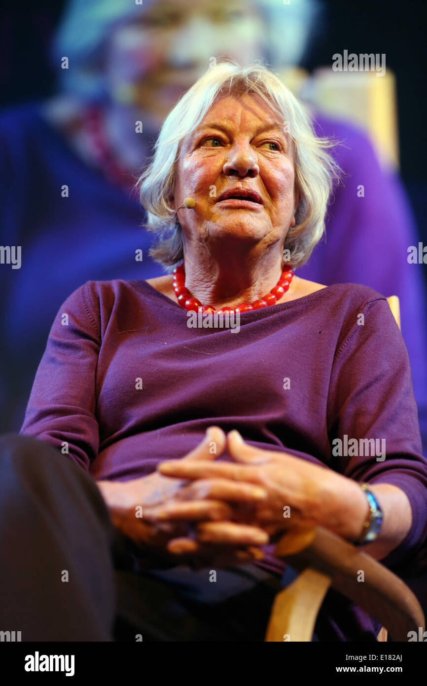 Monday 26 May 2014, Hay on Wye, UK Pictured: Lynn Barber. Re: The Hay ...