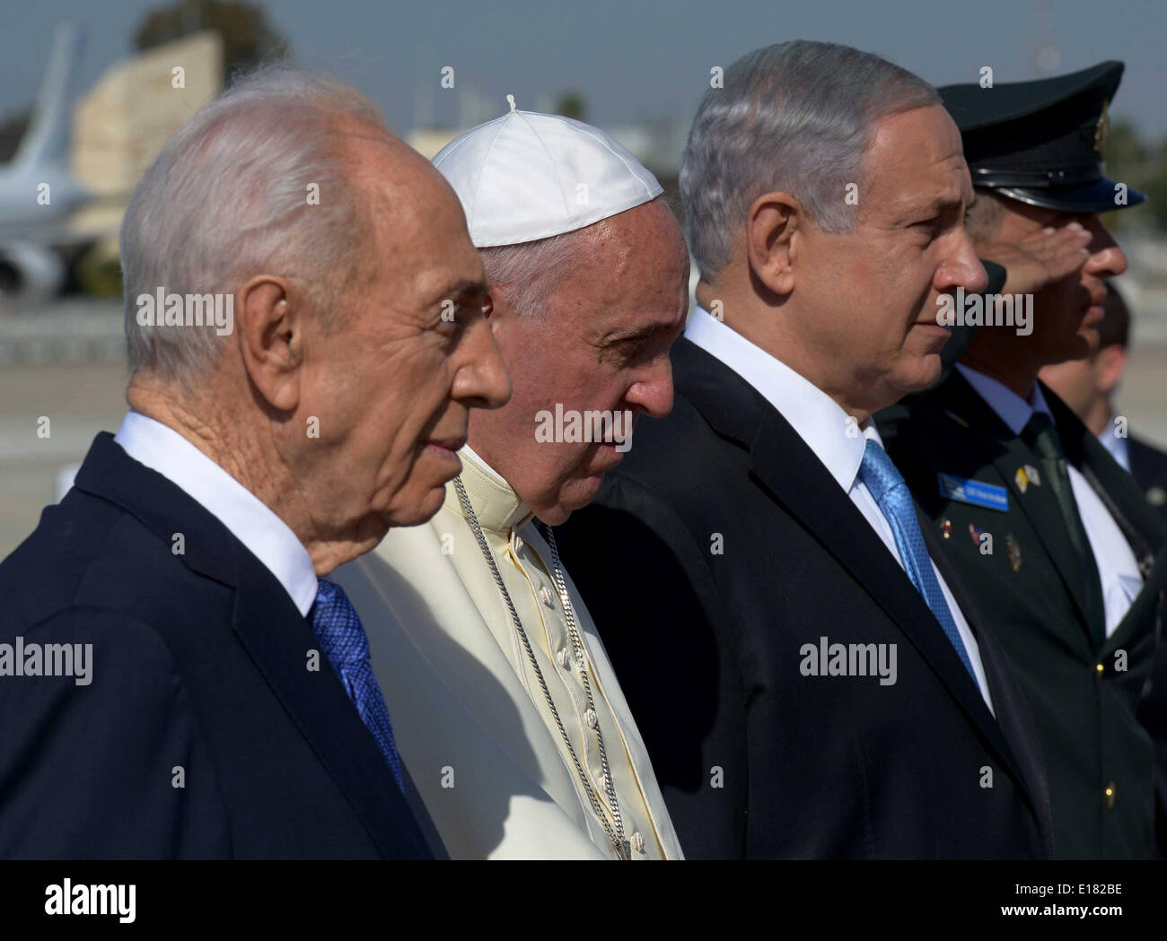 Jerusalem, Palestinian Territory. 25th May, 2014. Pope Francis arrives ...