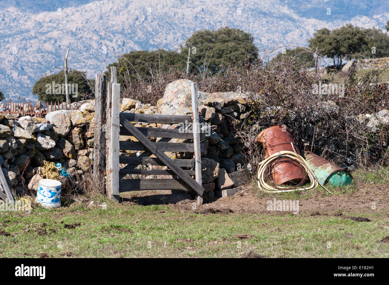 A corner in the farm Stock Photo - Alamy