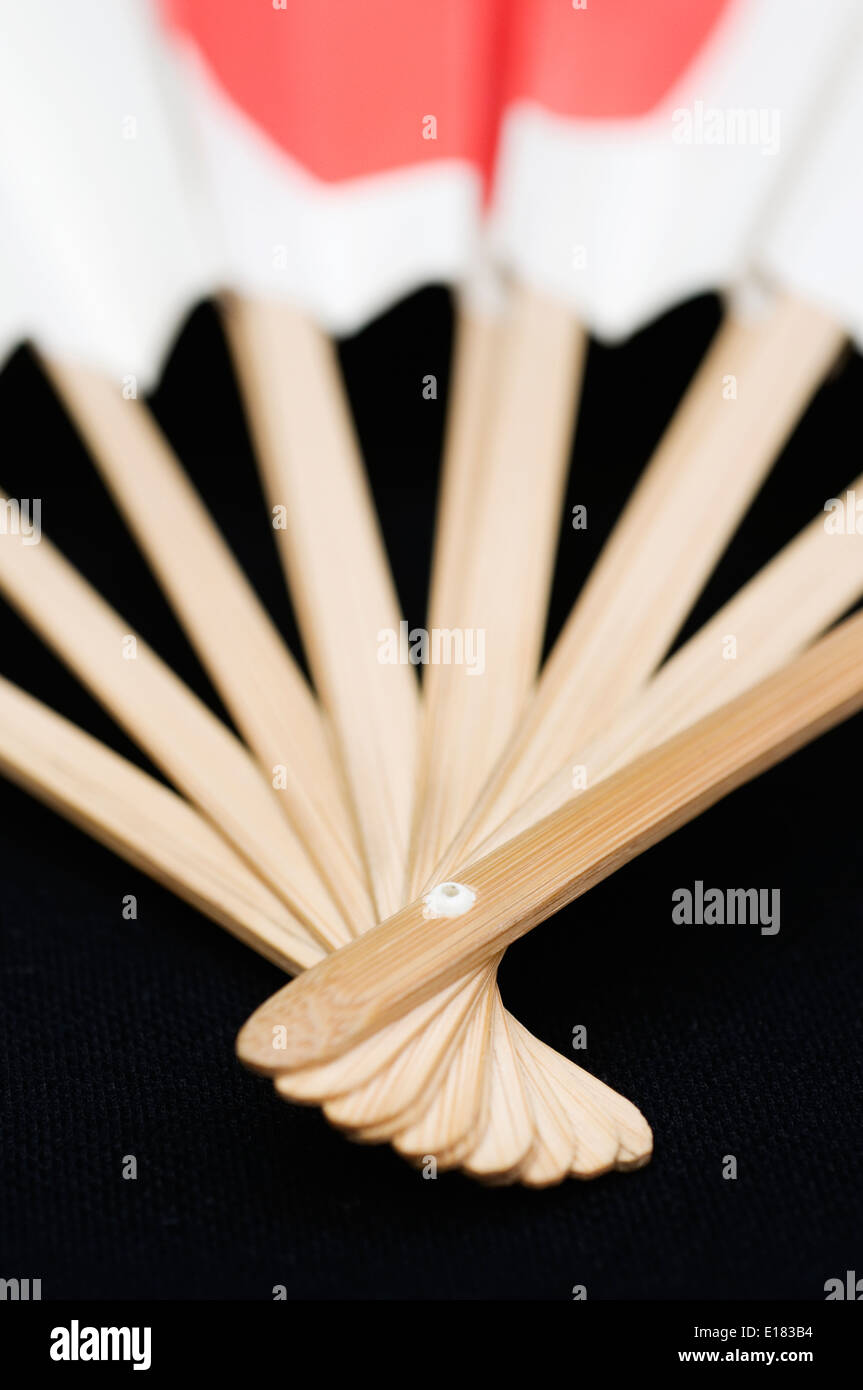 Handle of a Japanese fan Stock Photo - Alamy