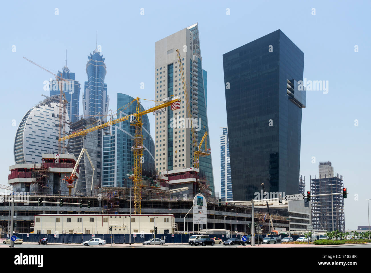 Built high rise skyscrapers hi-res stock photography and images - Alamy