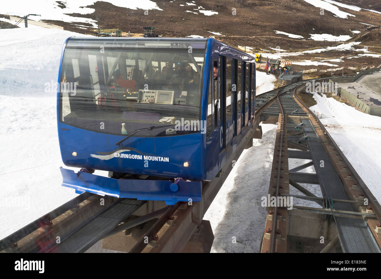 dh Cairngorm National Park AVIEMORE MOUNTAIN INVERNESSSHIRE Funicular ...