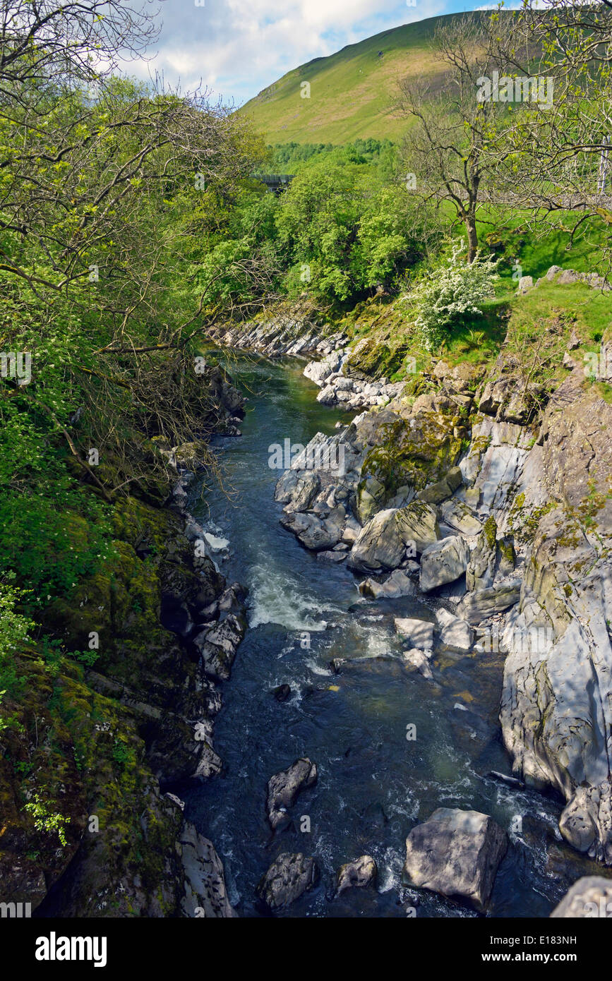 The River Lune Gorge near Tebay, Cumbria, England, United Kingdom ...